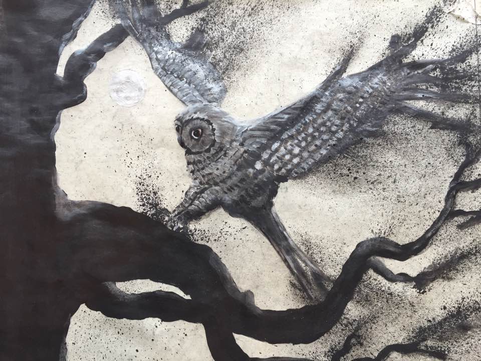 SPIRIT ANIMALS SERIES PAINTINGS.